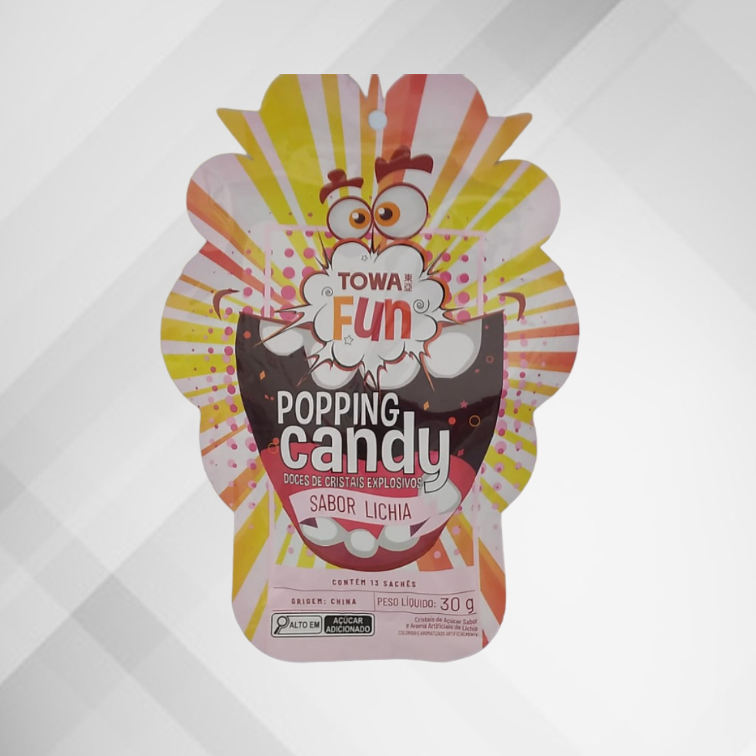 Bala Explosiva Popping Candy Sabor Lichia 30g Towa – Tokyo Produtos ...
